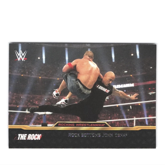 WWE | Toys | The Rock Wwe Wrestling Trading Card Wwe Legend | Poshmark